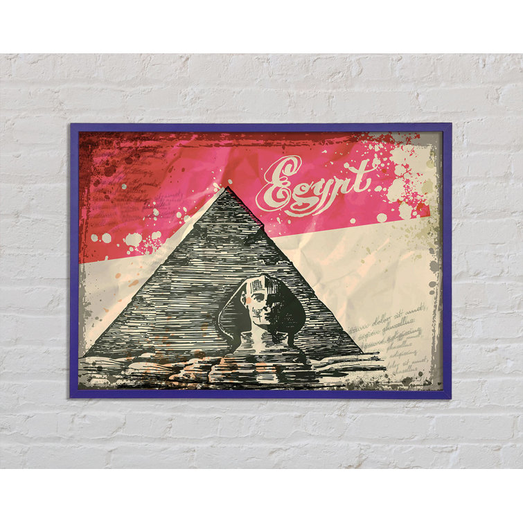 Latitude Vive Egyptian Pyramids 6 - Single Picture Frame Art Prints ...