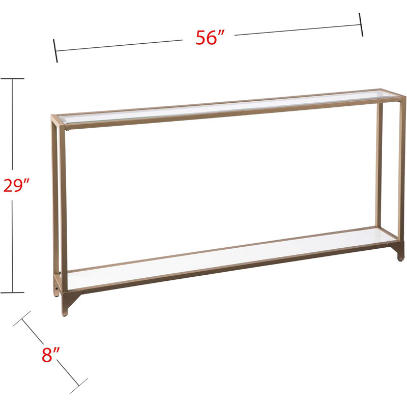 Latitude Run® Furniture Bergen Narrow Metal Console Table | Wayfair