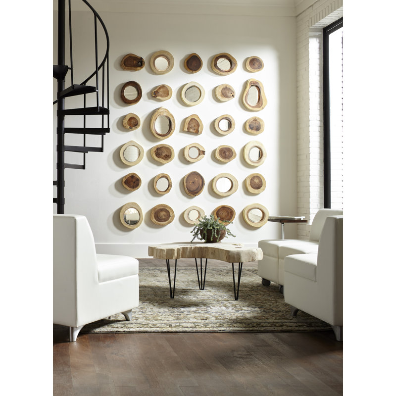 Union Rustic Handmade Rustic Abstract Wall Decor on Solid Wood ...