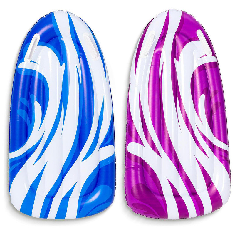 JASODI 2 Pack Inflatable Body Boards for Water Slides, Body Board for ...