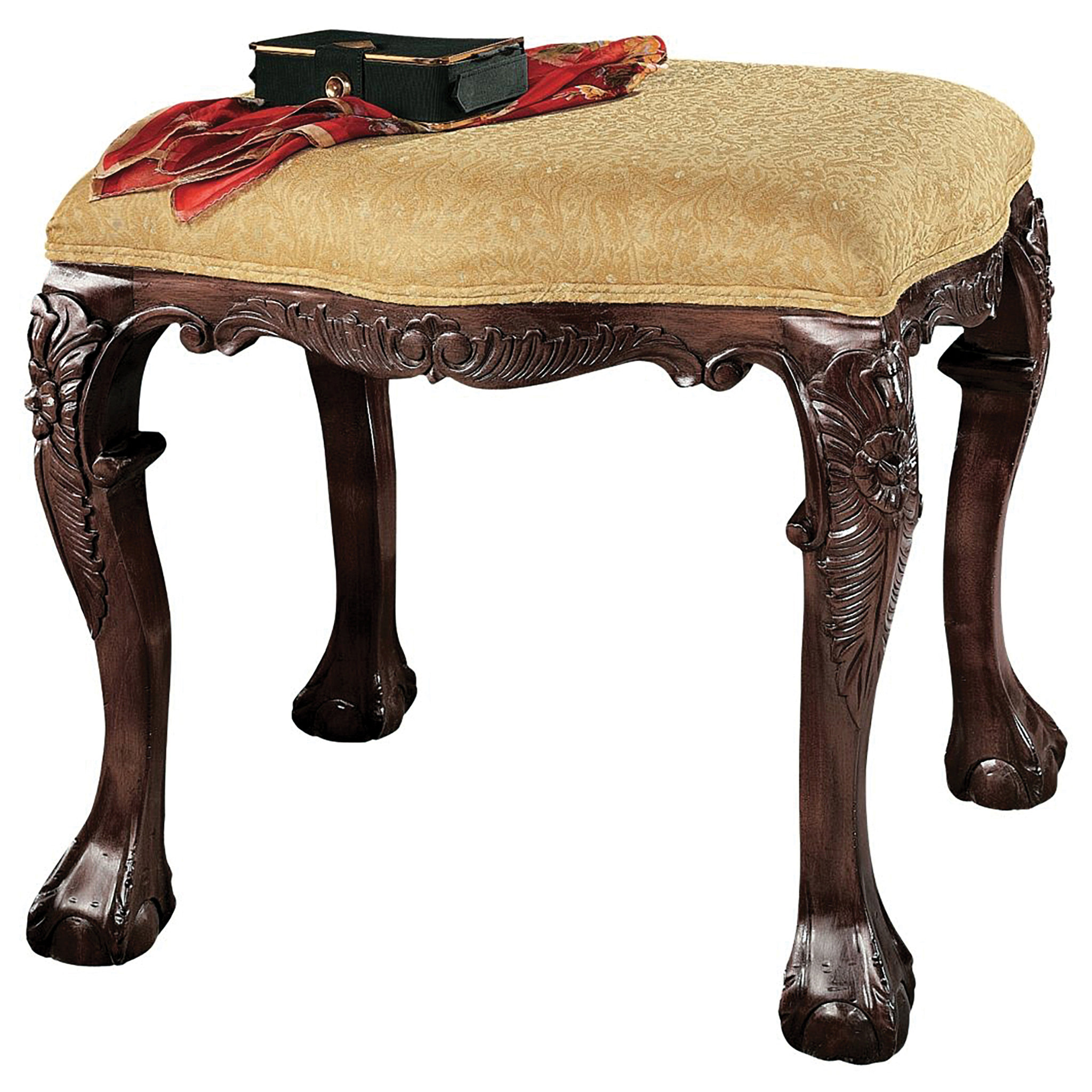 Design Toscano French Baroque Renaissance Décor Vanity Stool & Reviews ...