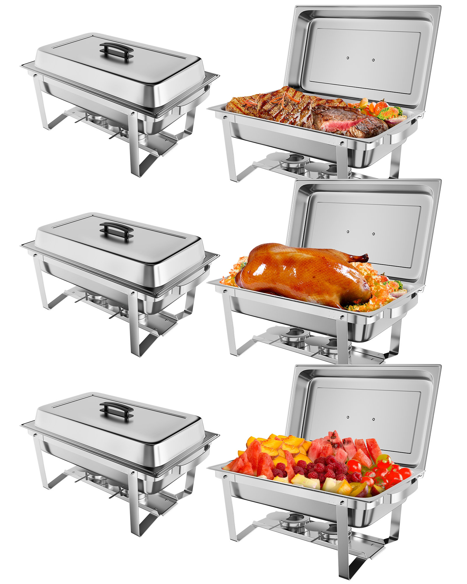 The Party Aisle™ Stainless Steel (18/0) Chafing Dish | Wayfair