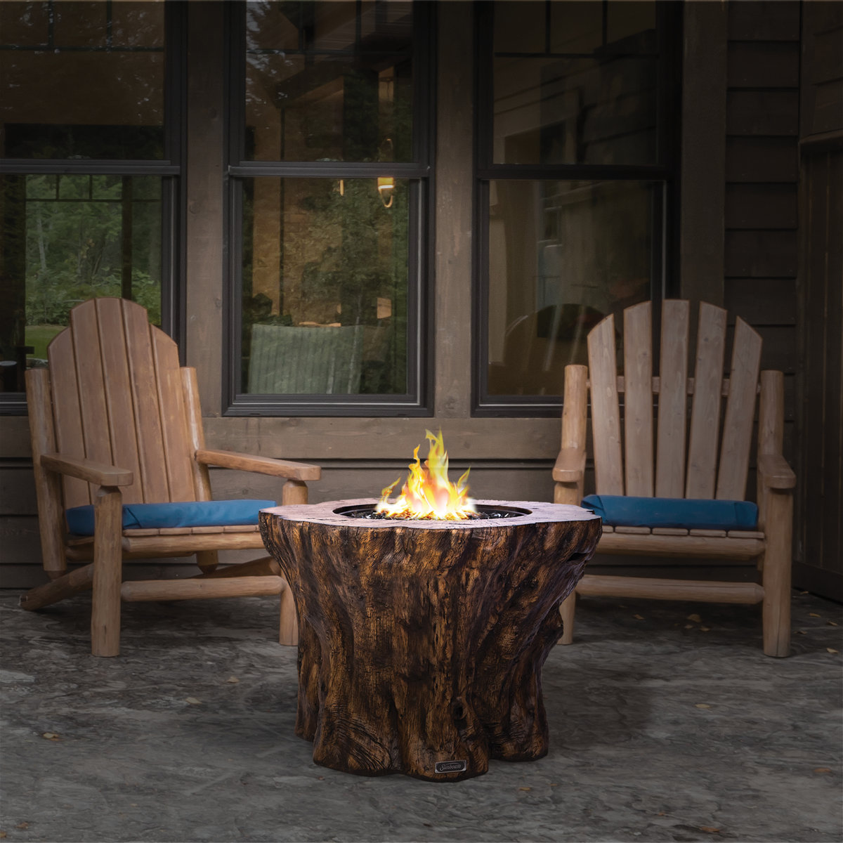 Sunbeam Pioneer Concrete Propane Fire Pit Table & Reviews - Wayfair Canada