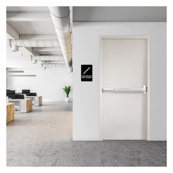 Nuk3y Panic Bar Exit Device Aluminum, Fire Rated with Entry Lever ...