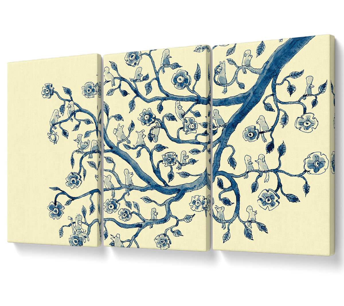Rosalind Wheeler China by Mattiasa - 3 Piece Wrapped Canvas Graphic Art ...