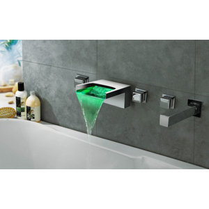 Juno Showers 3 Handle Wall Bath Faucet | Wayfair