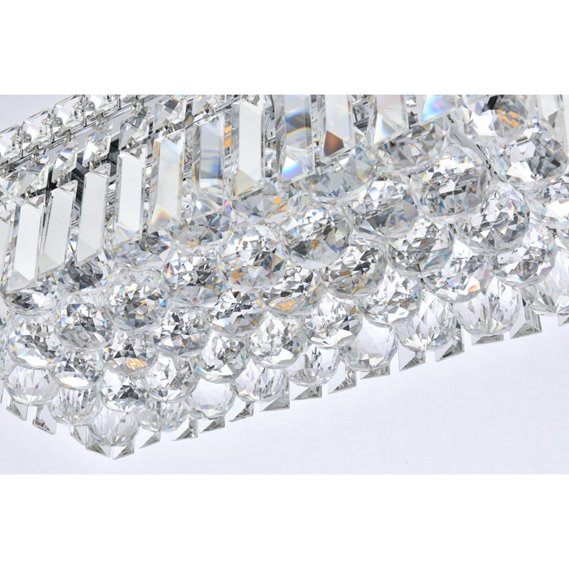 Willa Arlo Interiors Isadora Crystal Flush Mount & Reviews | Wayfair
