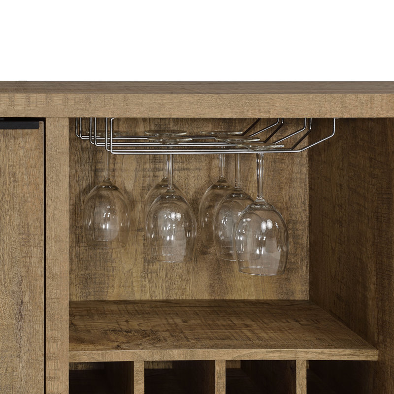 Millwood Pines 2-door Composite Wood Sideboard Buffet Mango | Wayfair