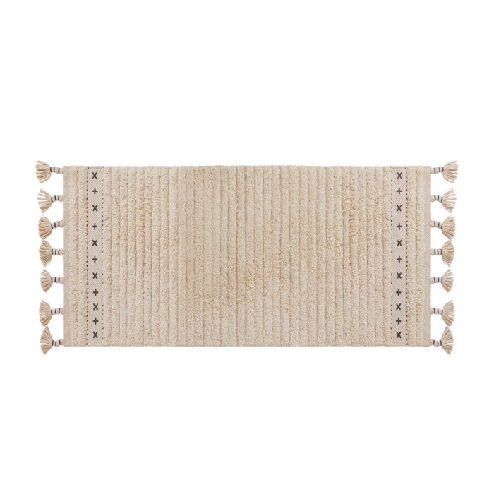Lucky Brand Maharis Fringe Bath Rug & Reviews | Wayfair