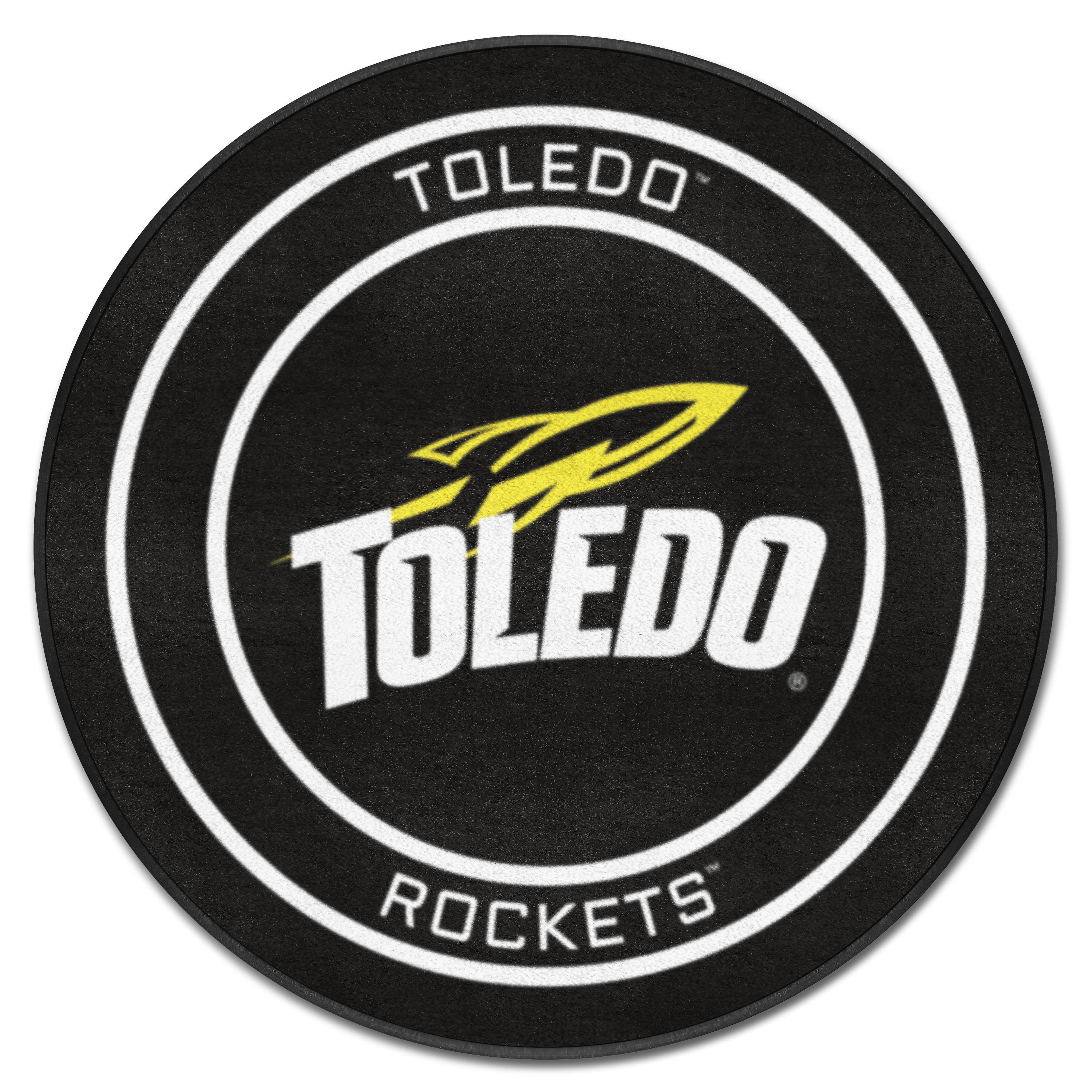 FANMATS Toledo_Toledo Hockey Puck Rug - 27In. Diameter | Wayfair