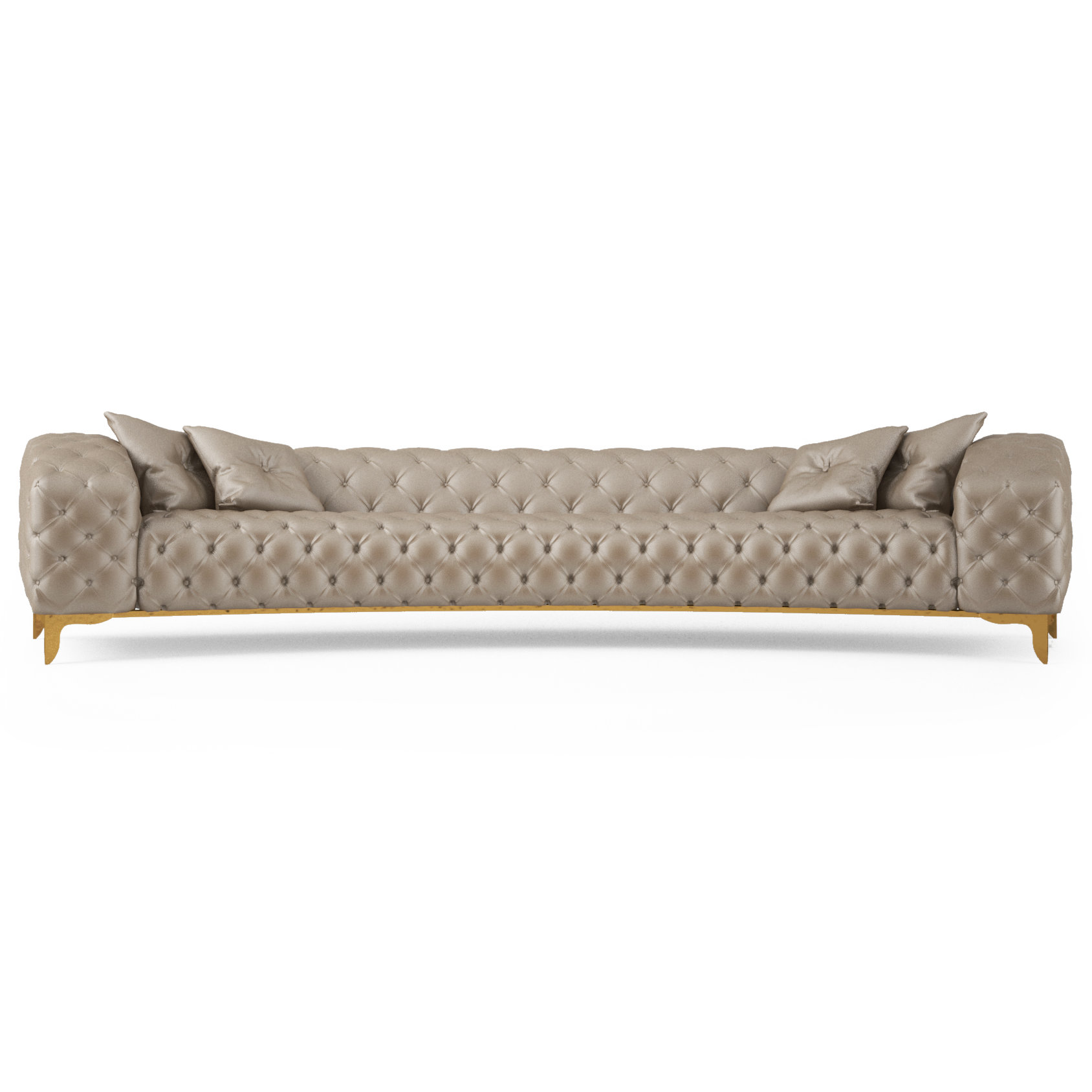 Arditi Collection 156.3" Tuxedo Arm Curved Sofa | Wayfair