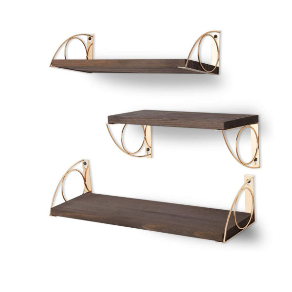 Everly Quinn 3 Piece Floating Shelf | Wayfair