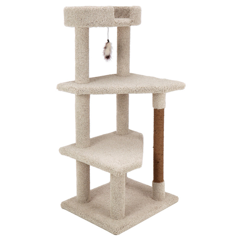 Ware Manufacturing 50'' H Kitty Quick Cat Tree | Wayfair