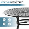 Astoria Grand Cast Aluminum 48" Patio Table Outdoor Dining Table Round ...