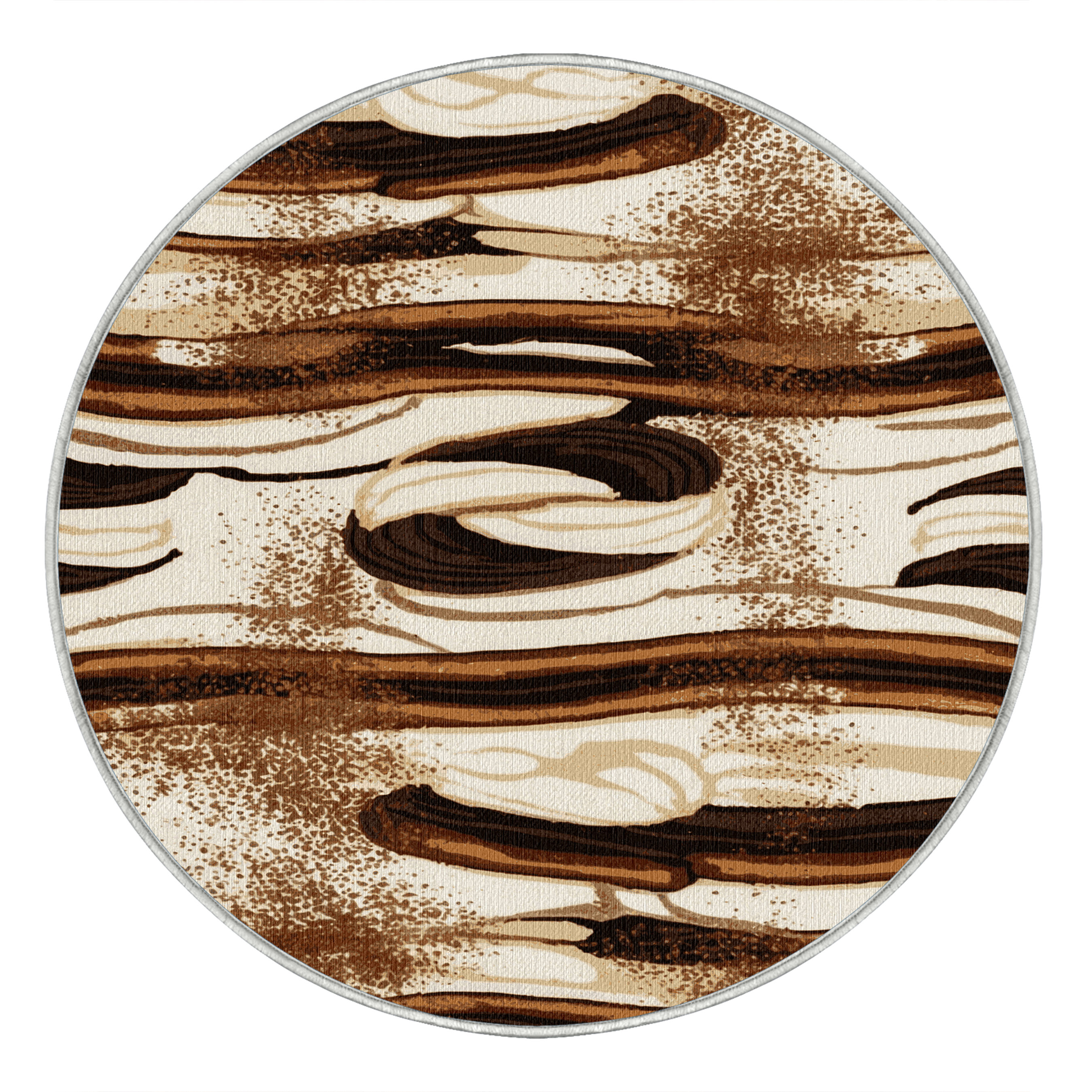 Hokku Designs Washable Tiramisu Desserts Area Rug | Wayfair