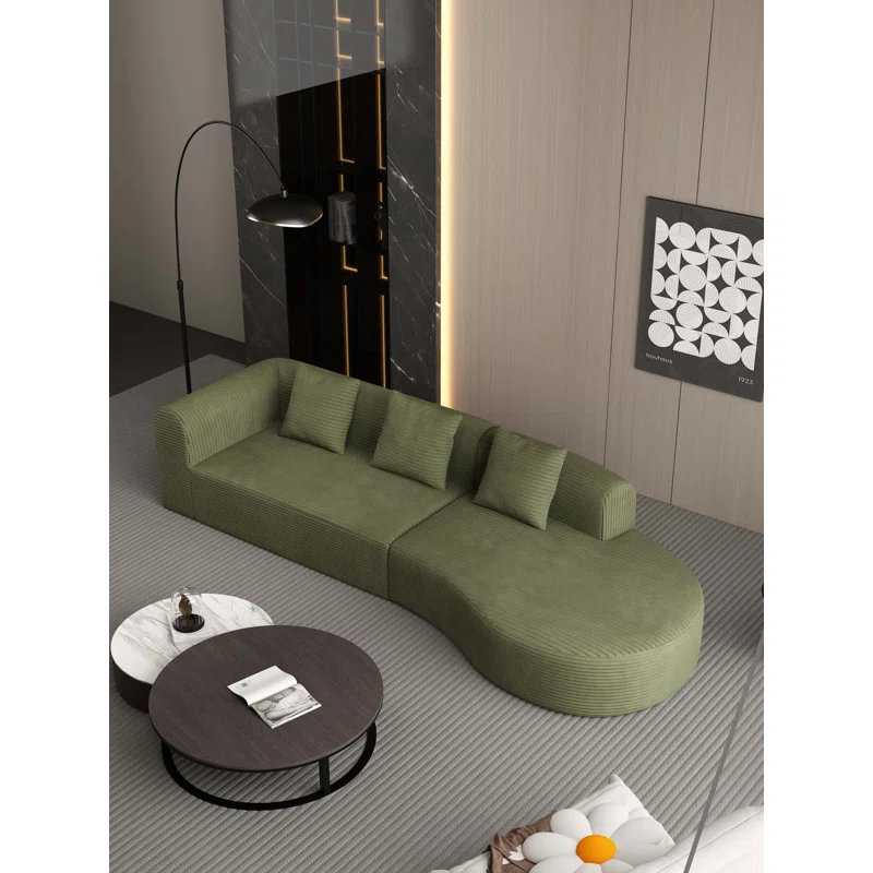 Latitude Run® 123*37 Inch Extra Large Deep Modular Sofa, Cloud Sofa 4 ...