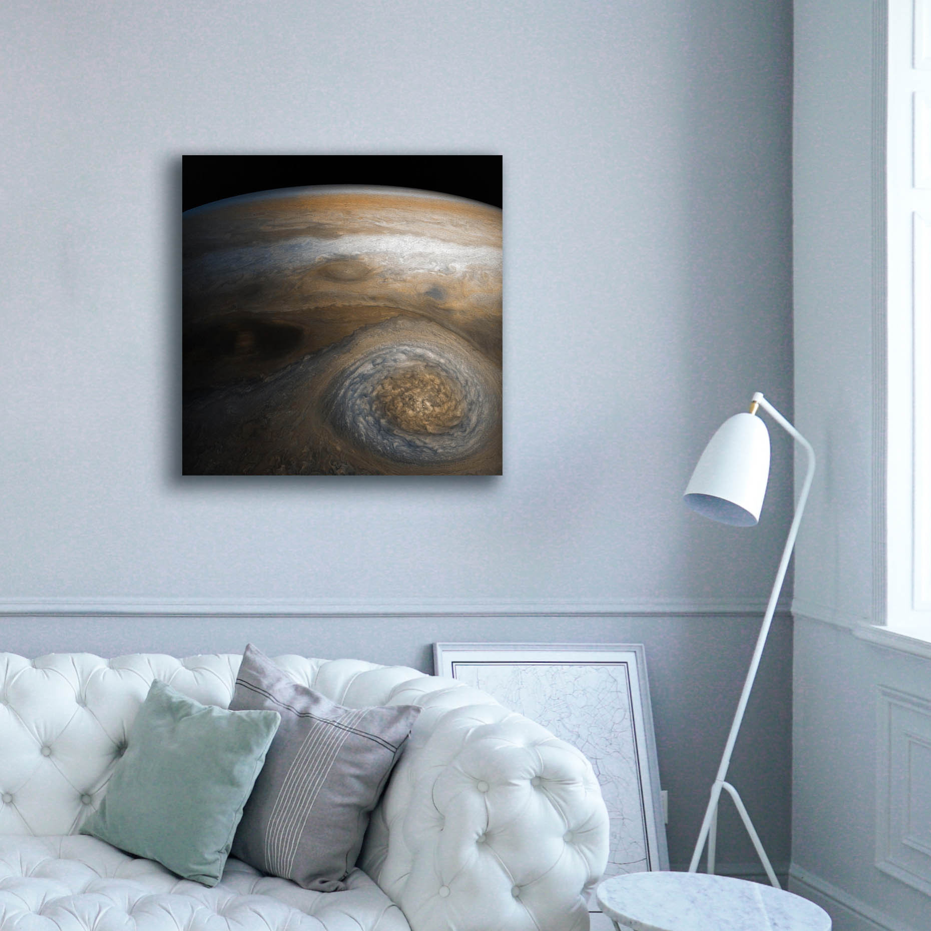 Latitude Run® Jupiter Storm Of The High North' by NASA Canvas Wall Art ...