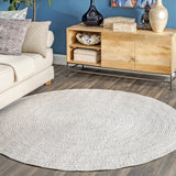 Braided Round Area Rugs You'll Love | Wayfair