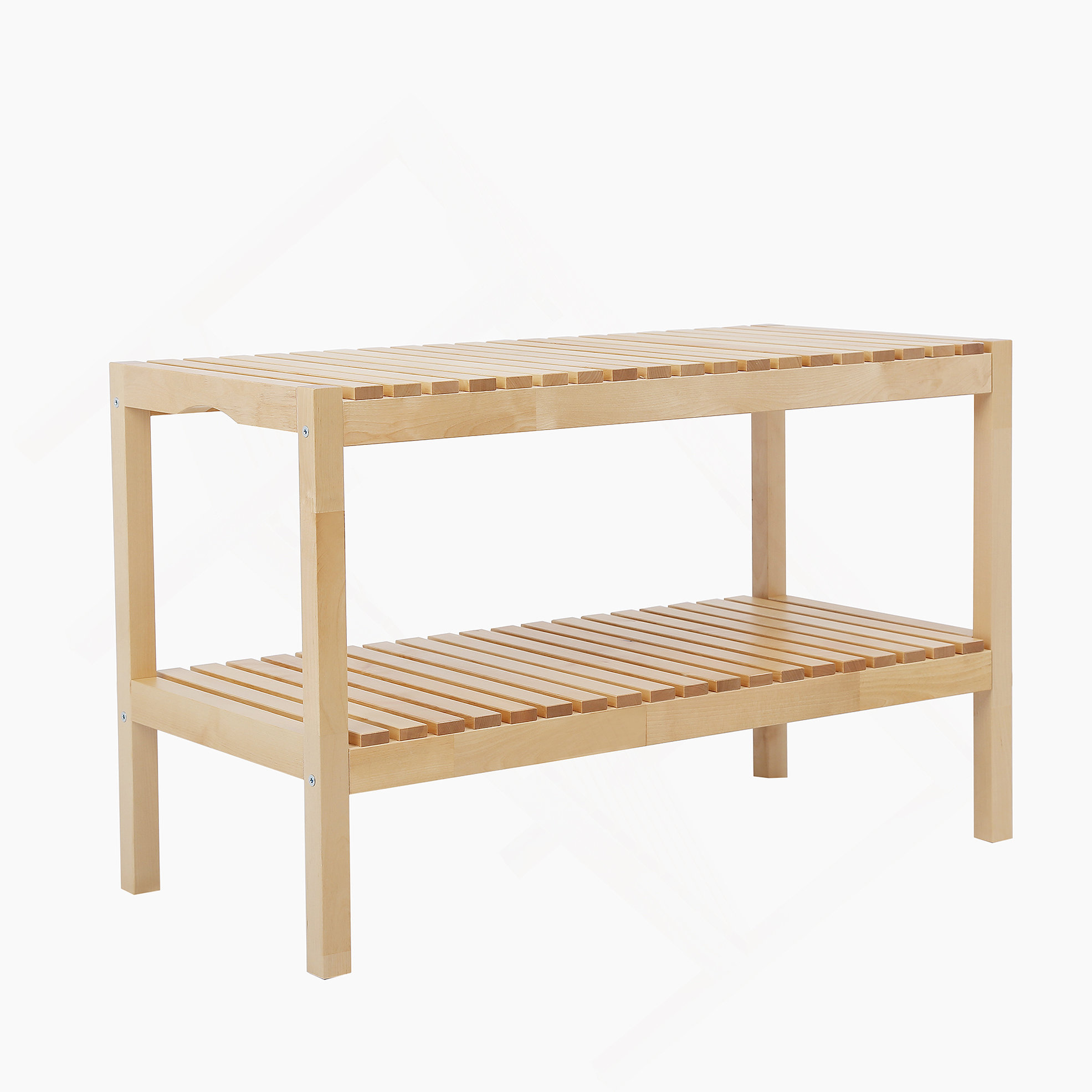 Winston Porter Natural Birch Shoe Bench | Wayfair