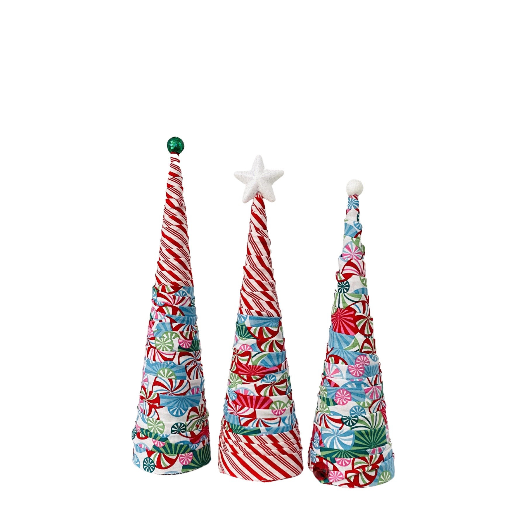 The Holiday Aisle® Christmas Tabletop Cone Tree Set | Wayfair