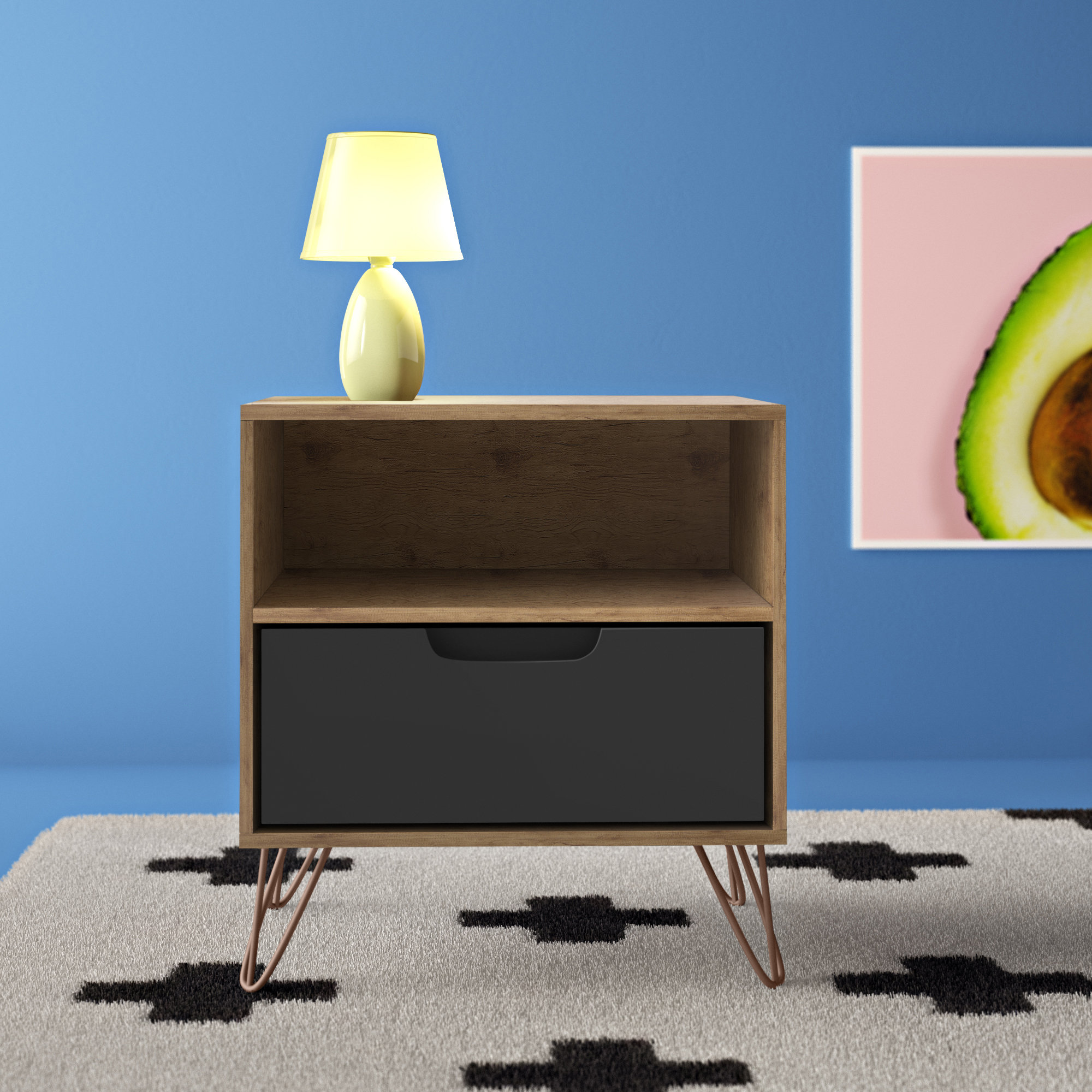 Zipcode Design™ Darbie Drawer Nightstand & Reviews - Wayfair Canada