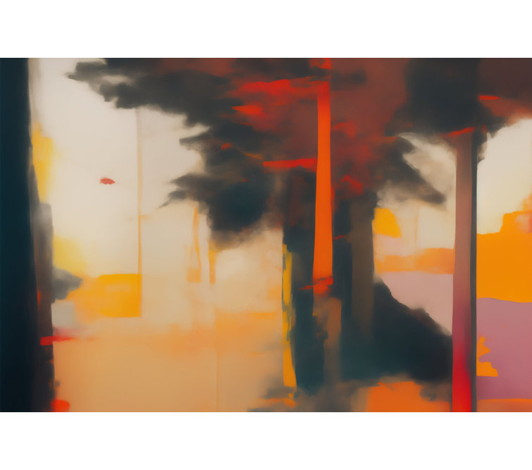 Red Barrel Studio® Fredasia Brilliant Trees-Seventy-Four On Canvas by ...