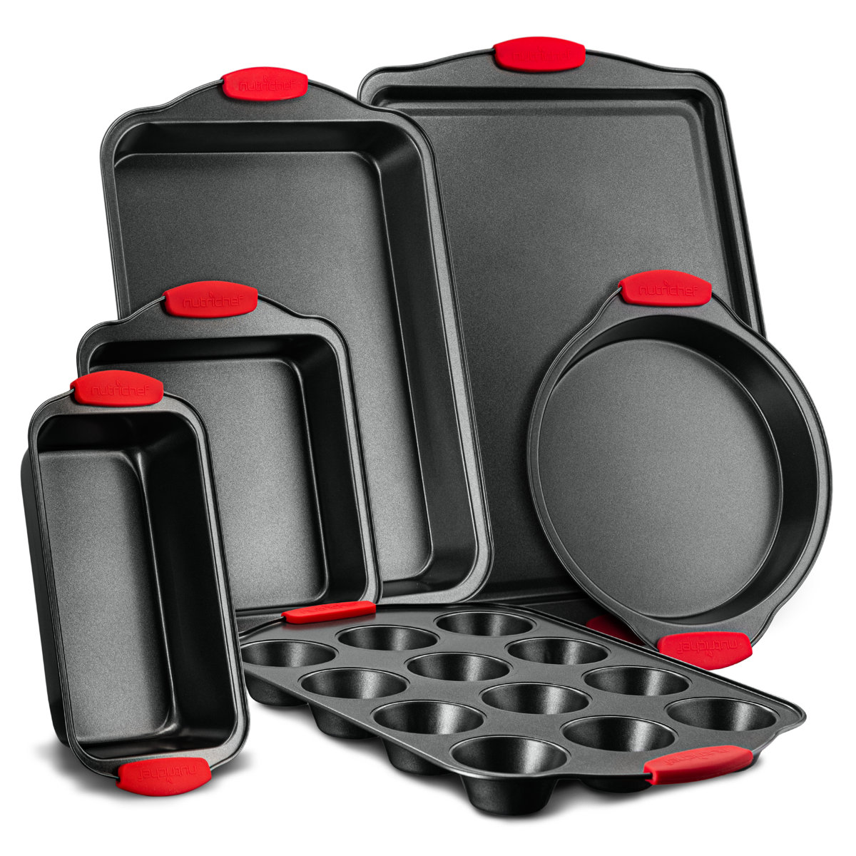 Nutrichef 6 Piece Non-Stick Steel Bakeware Set & Reviews | Wayfair