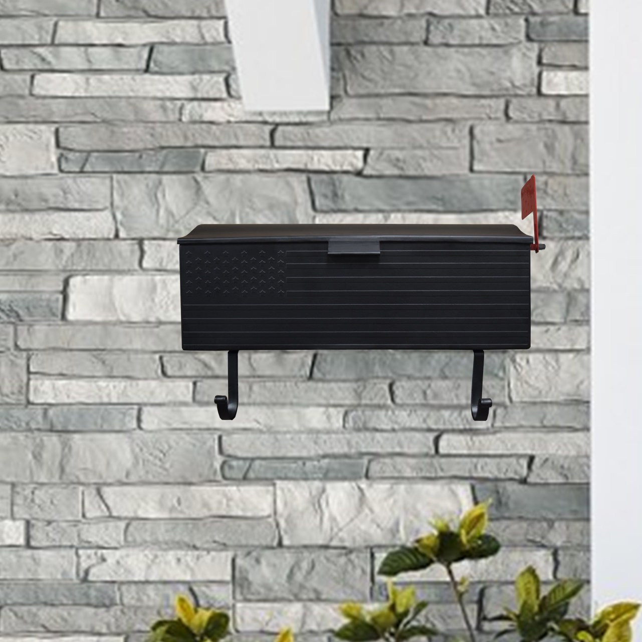 Oakland Living Newspaper Hangers Wall Mounted Mailbox & Reviews ...