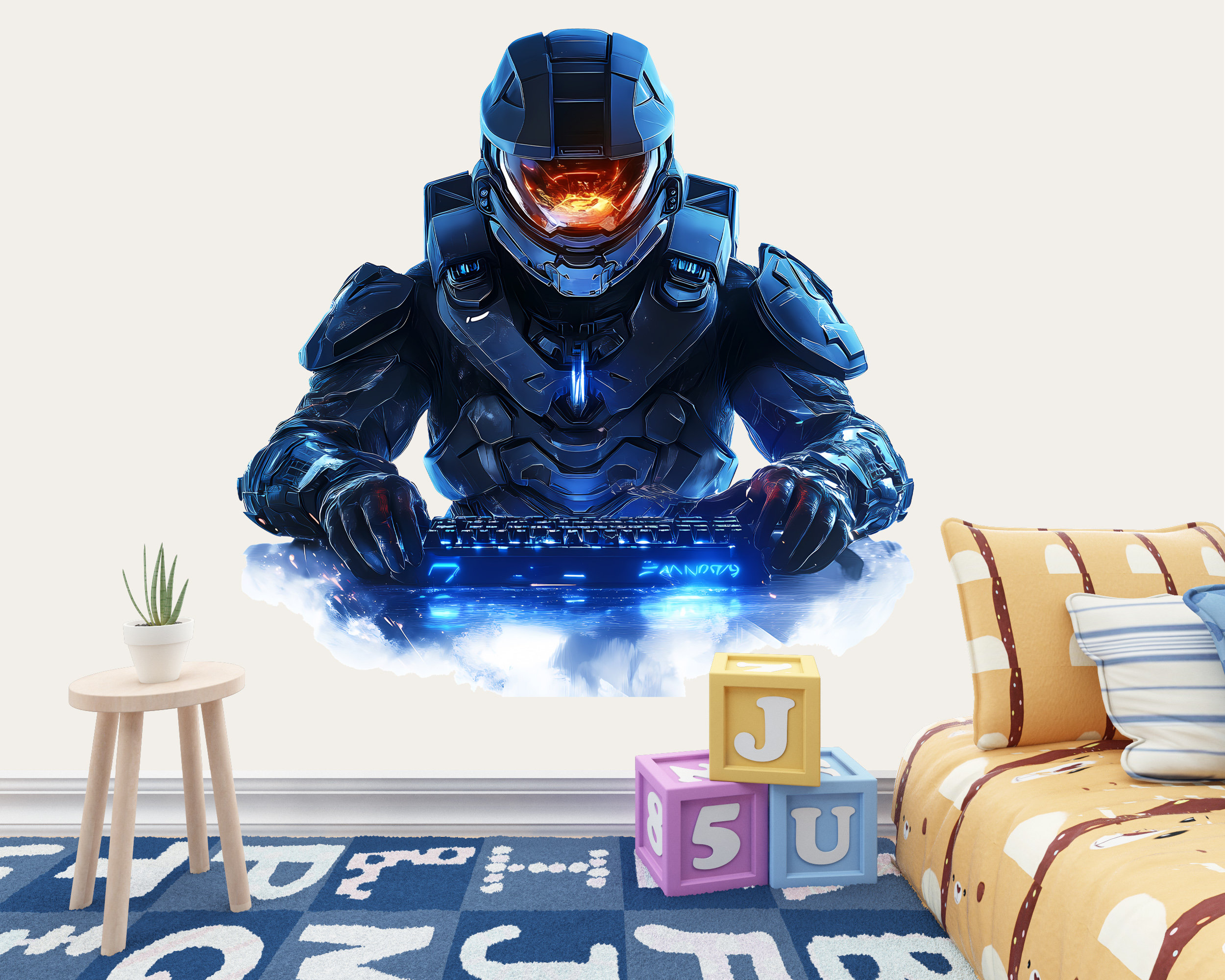 Isabelle & Max™ Gamer Wall Decal Vinyl Sticker - Futuristic Gaming Wall ...