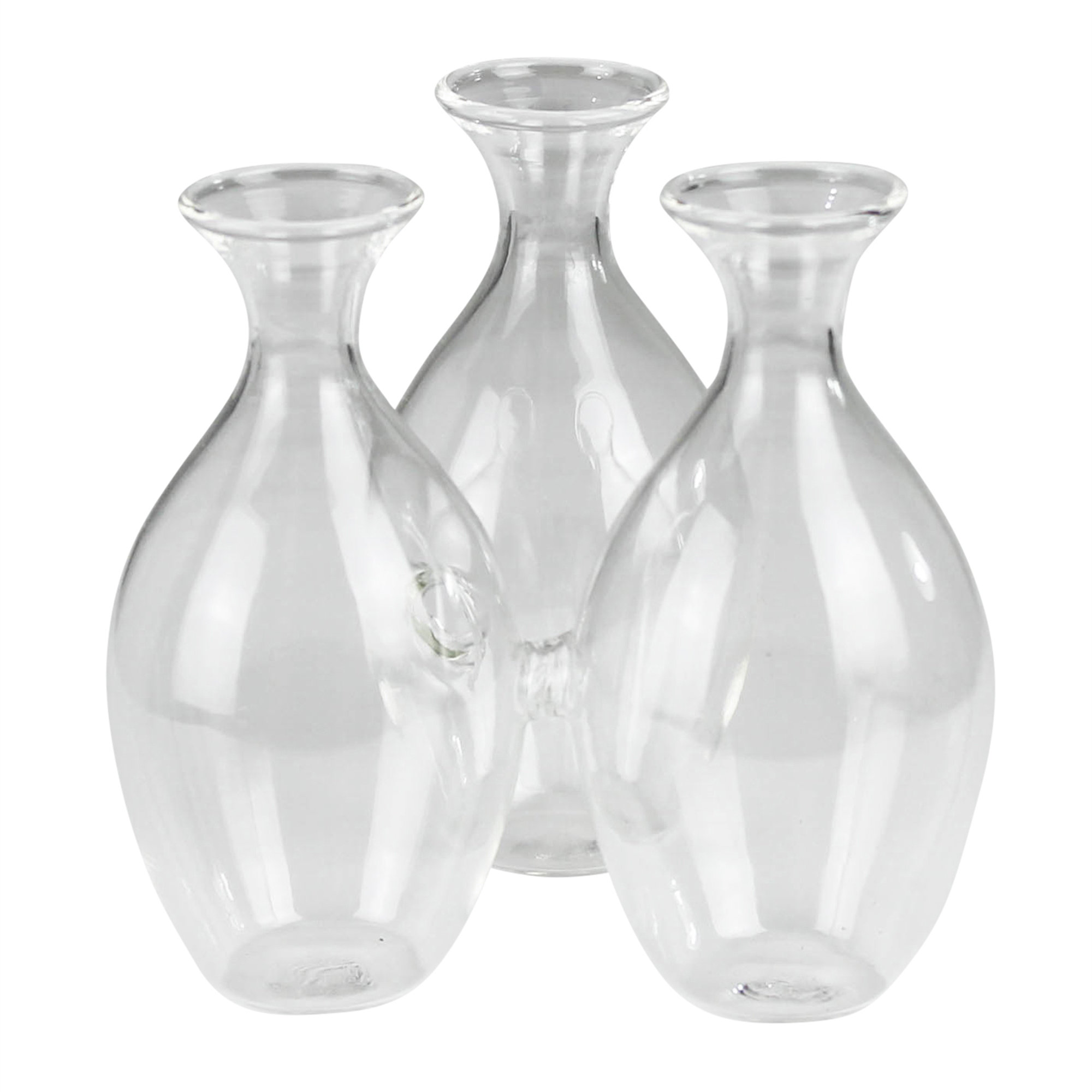 George Oliver Trio Vase, Glass | Wayfair
