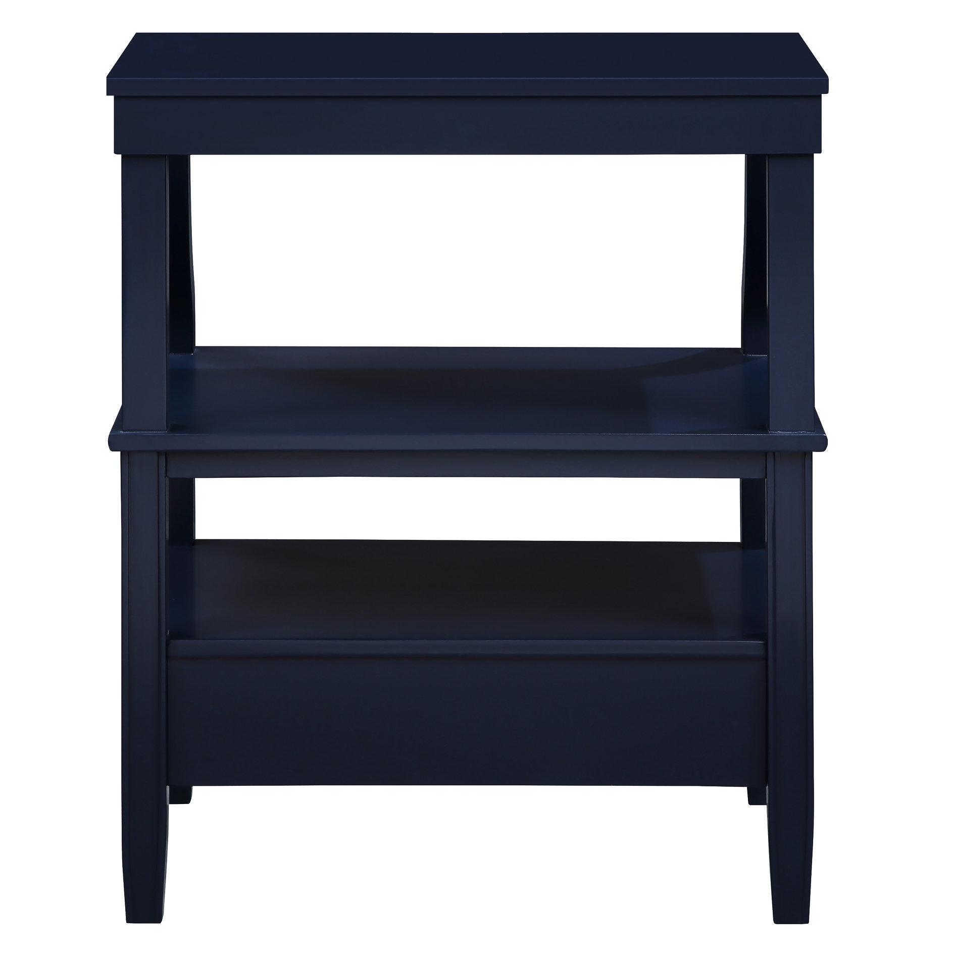 Lark Manor™ Spacious Navy Blue Nightstand With Plywood Construction And ...