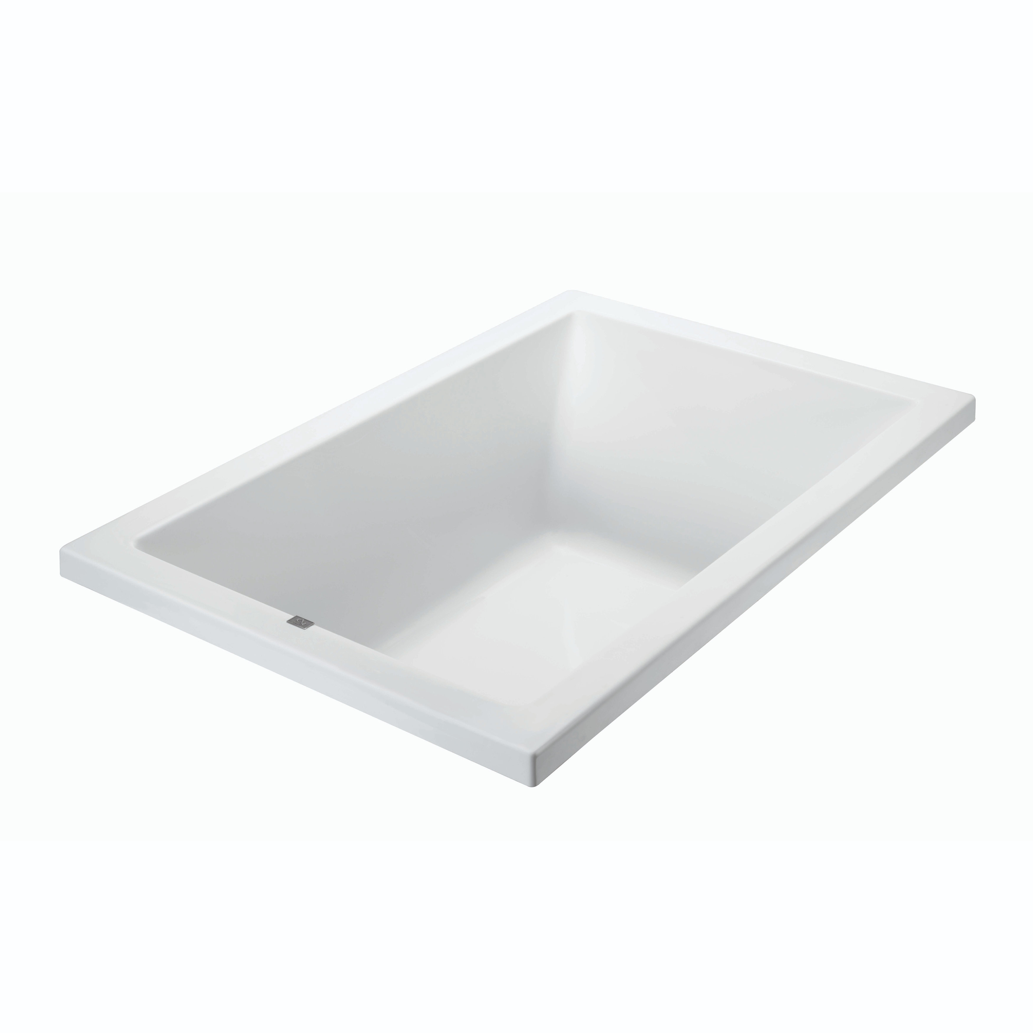 MTI Baths MTI Solutions 25 DoloMatte 48" x 32" Soaking Solid Surface ...