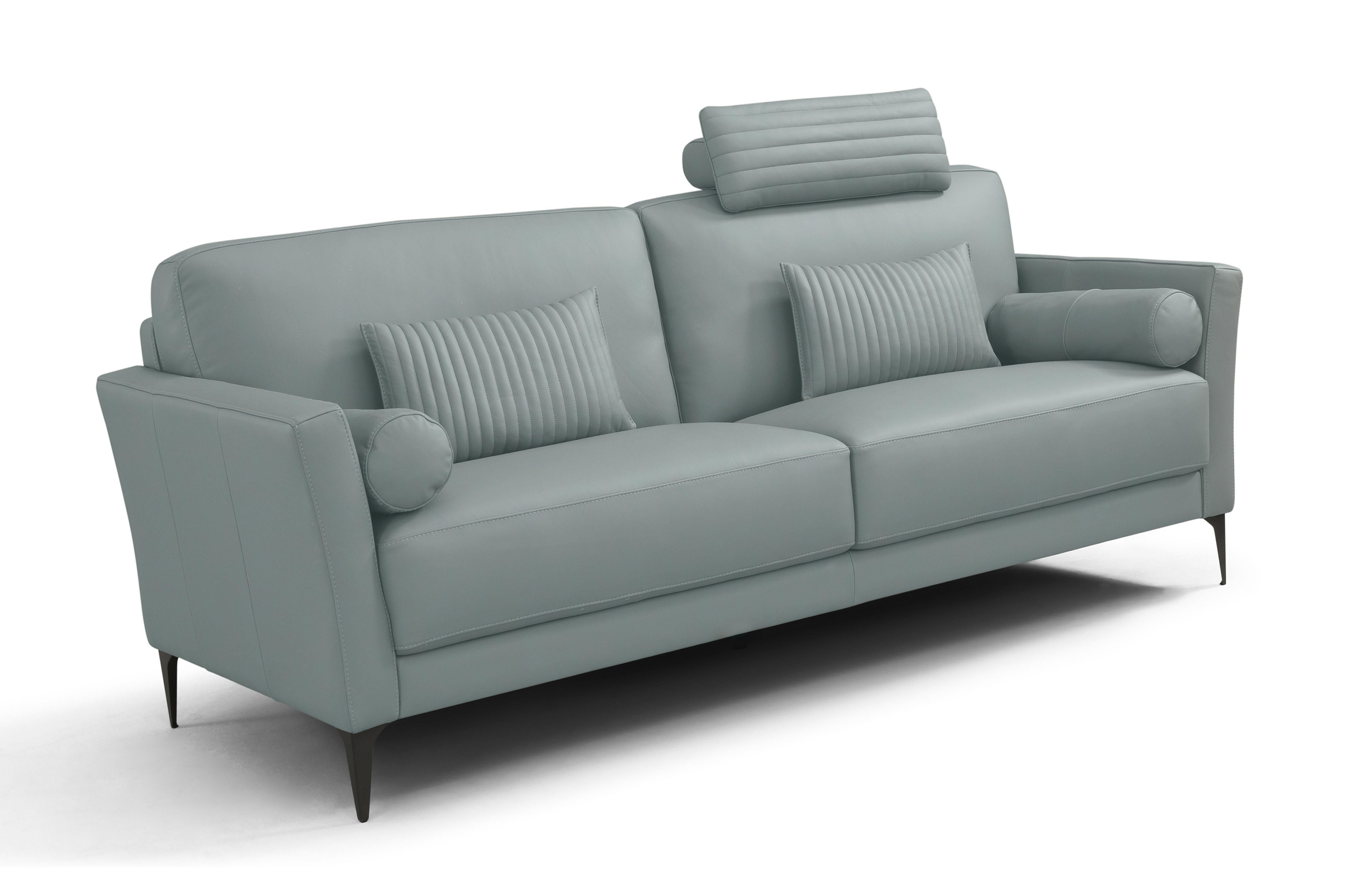 Plethoria Cassis 84.5'' Leather Sofa - Wayfair Canada