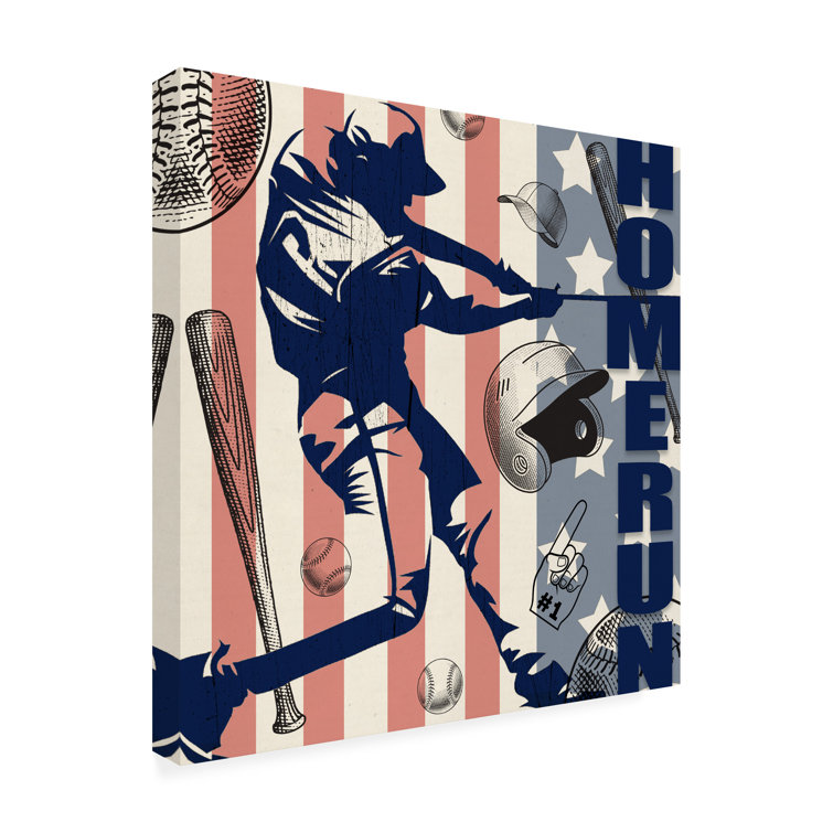 Trinx " Vintage Baseball Sign 05 " by LightBoxJournal on Canvas ...