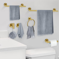 Gold Bathroom Hardware Sets You'll Love | Wayfair