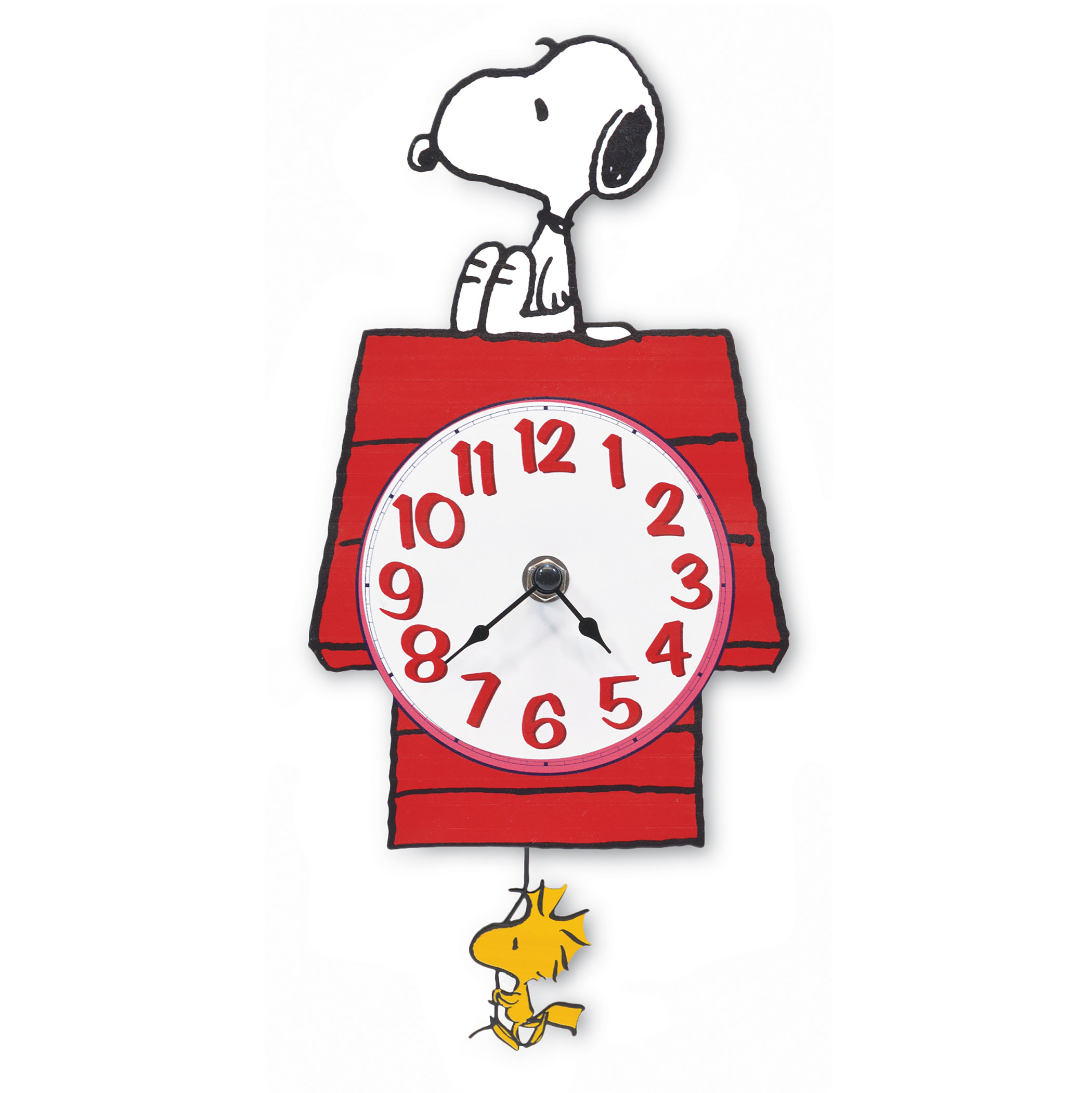 Winston Brands Easy-To-Read PEANUTS Snoopy Pendulum Clock - Wayfair Canada Winston Brands Easy-To-Read PEANUTS Snoopy Pendulum Clock - Wayfair Canada