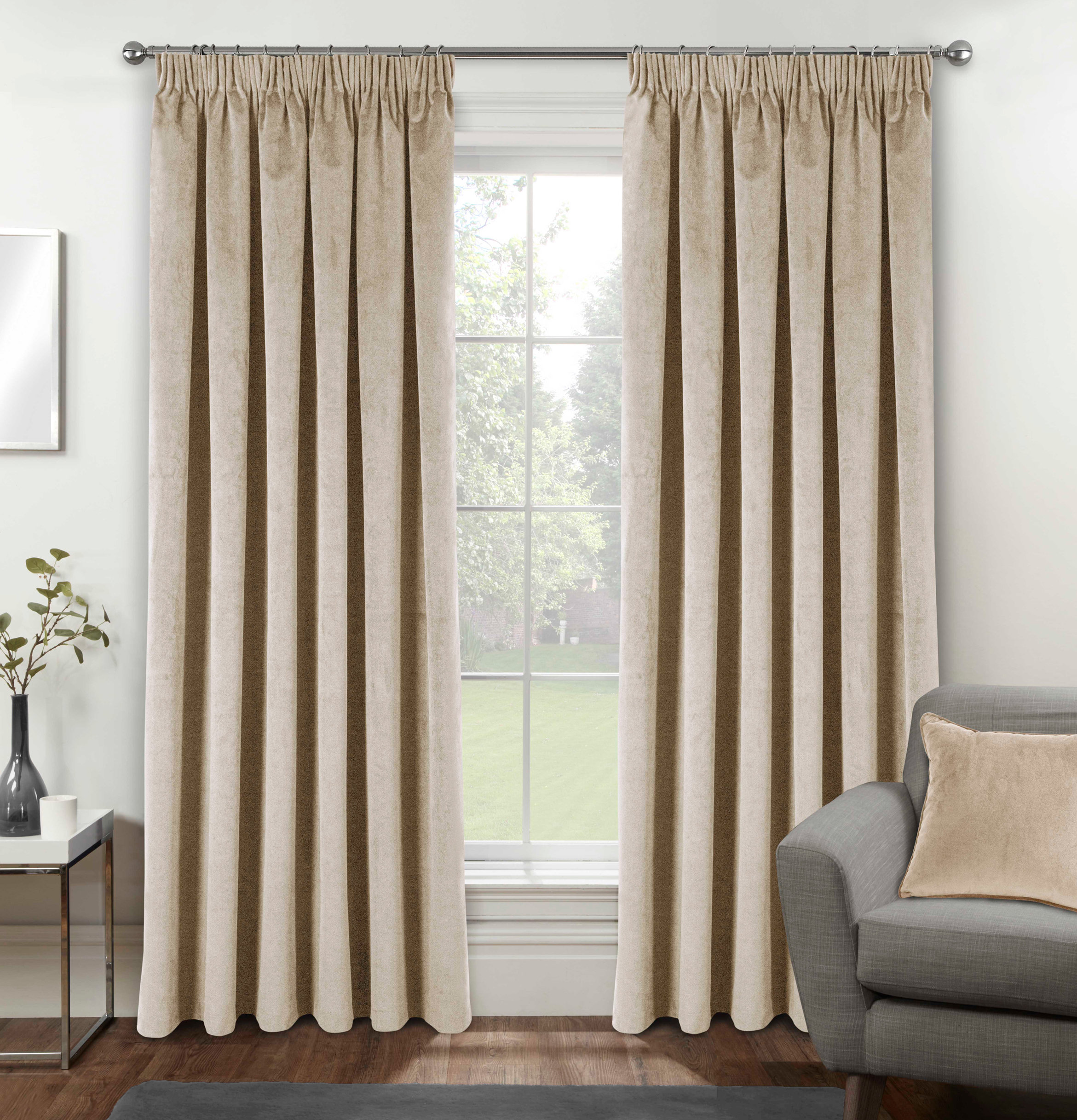 Brayden Studio Alene Pencil Pleat Blackout Thermal Curtains & Reviews ...