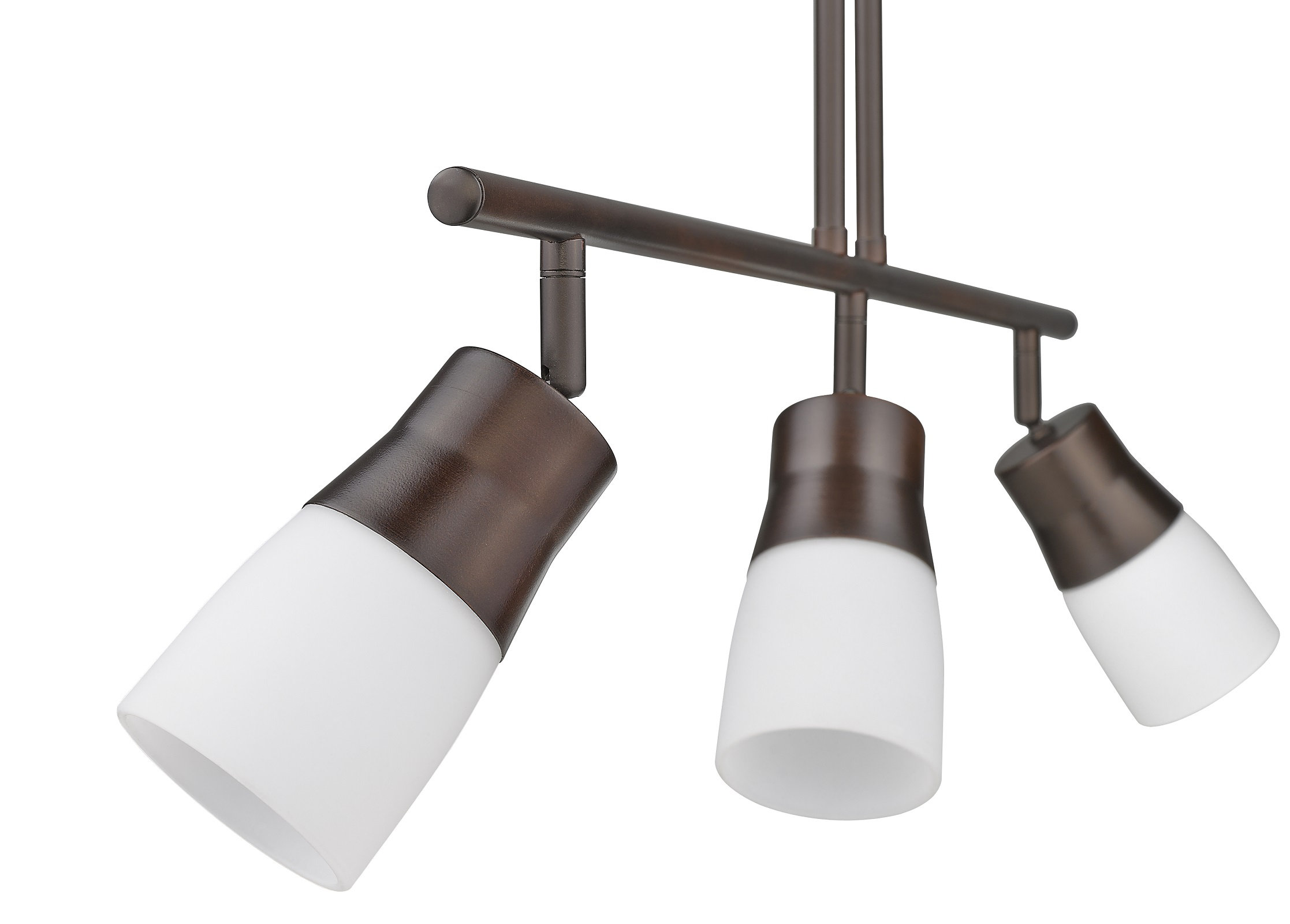 bestshared 3-Light Led Track Lighting Kit, Flush Mount Spotlight ...