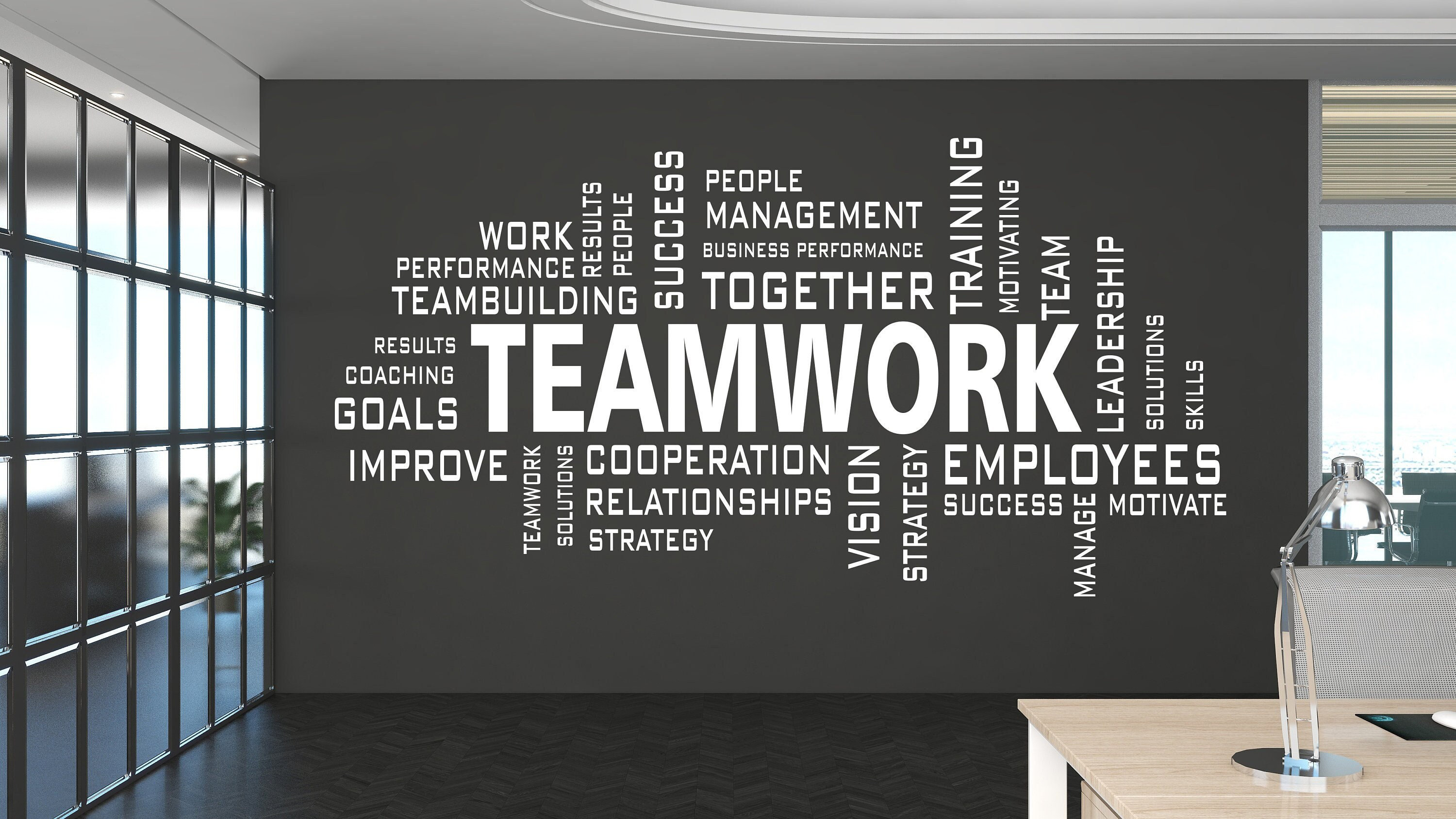 Trinx Teamwork Wall Decor Office Wall Decal - Wayfair Canada