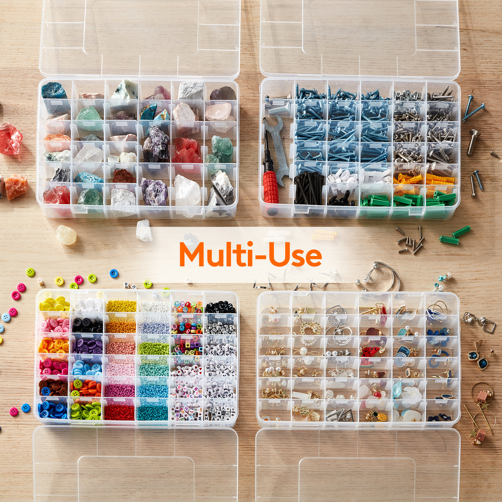Rebrilliant Plastic Craft Case Set & Reviews | Wayfair