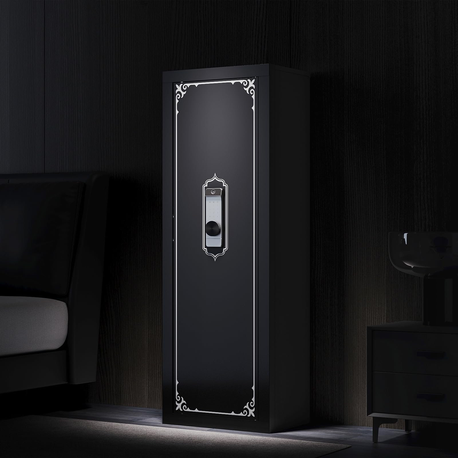 Kaer 10-14 Gun Safe, Gun Safe For Rifles And Pistols, Biometric Gun ...