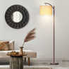 Ebern Designs Lyniah 62" Arc/Arched Floor Lamp with LED Bulb Included ...