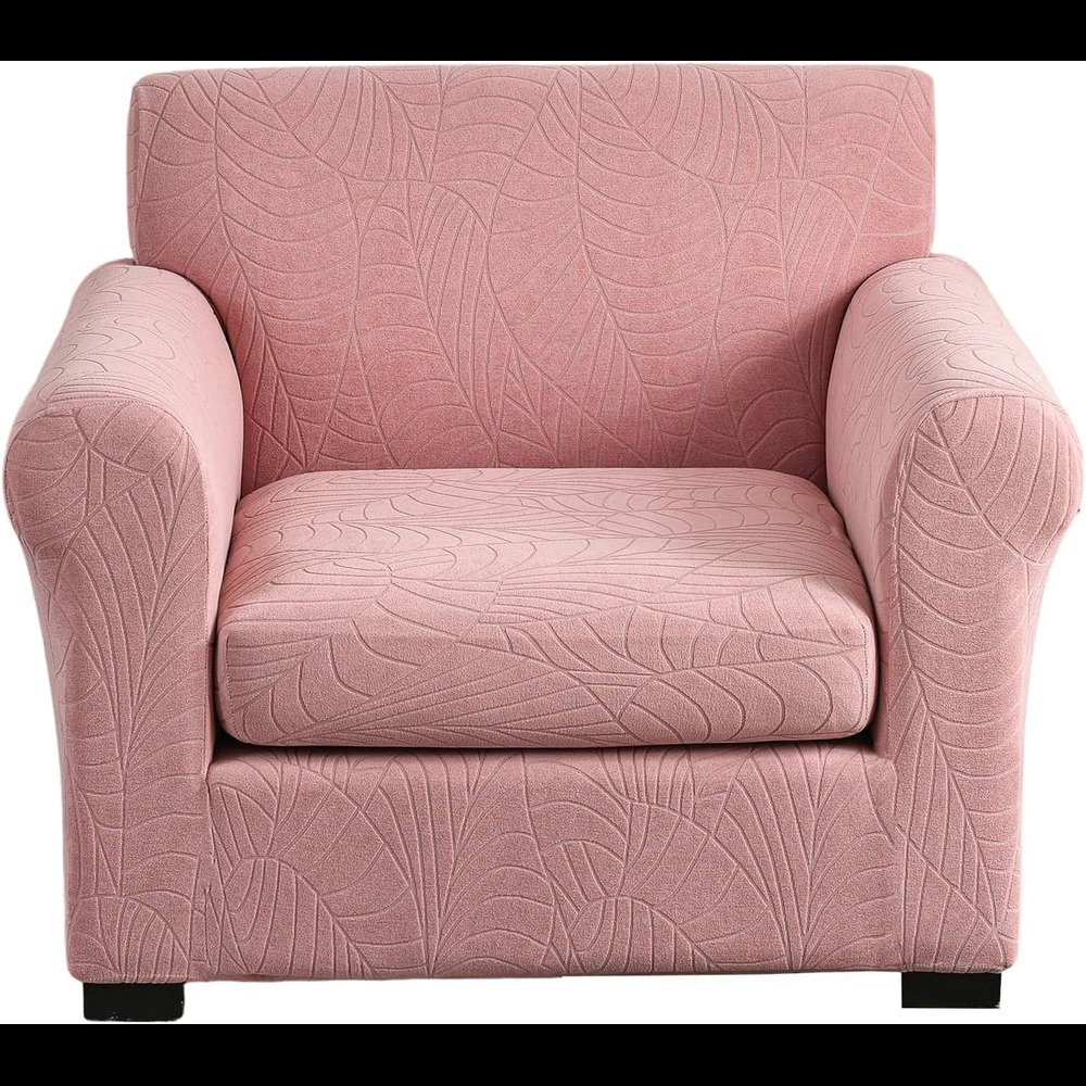 Cozy Oasis 2 Piece Chair Covers Stretch Chair Slipcovers With Arms ...