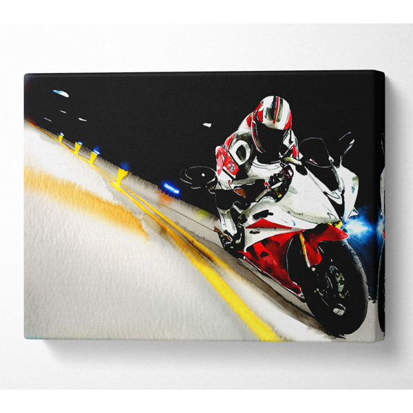 17 Stories 2007 Yamaha Yzfr6 Race - Wrapped Canvas Art Prints | Wayfair ...