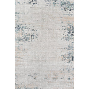 Dakota Fields Thoman Performance Silver Rug | Wayfair
