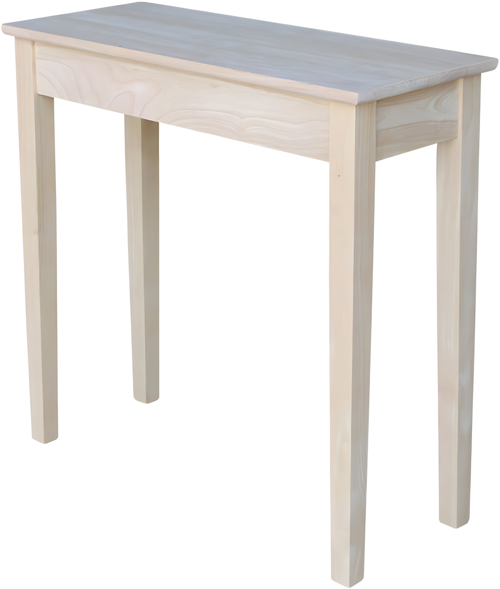 Lark Manor™ Solid Rectangular Hall Table With Drawer, Unfinished Diy ...