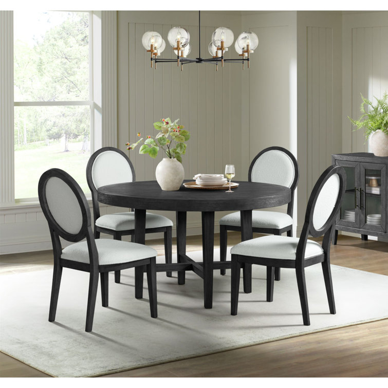 Picket House Furnishings Armes 5PC Standard Height Dining Set In Round ...