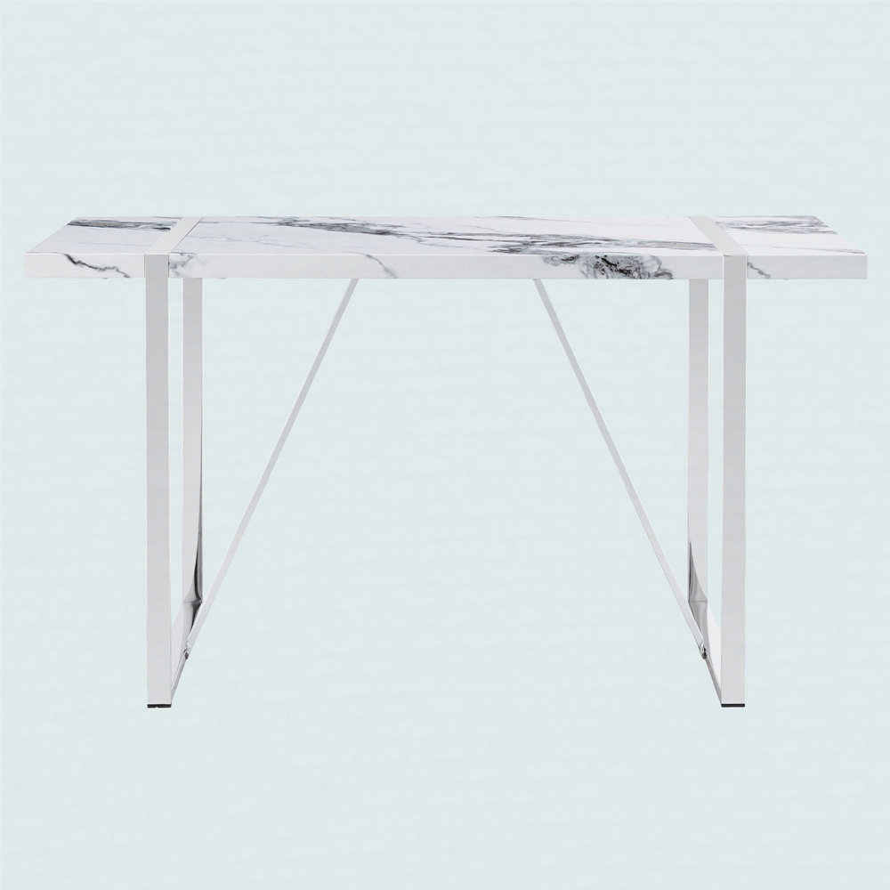 Wrought Studio 55" Faux Marble Kitchen Table - Wayfair Canada
