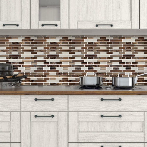 Kitchen Yellow Peel & Stick Backsplash Tile You'll Love | Wayfair