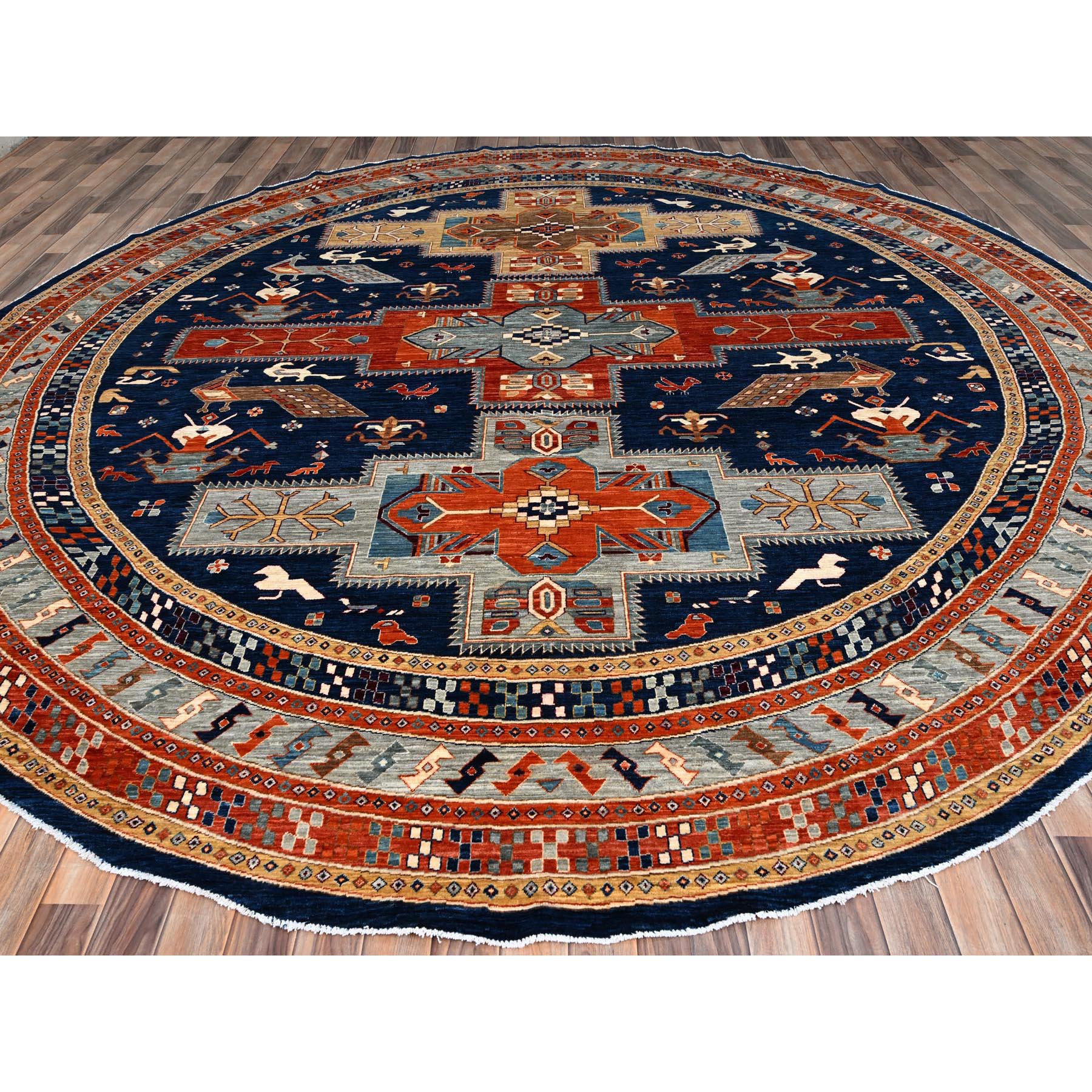 Isabelline Xandra One-of-a-Kind 12' X 12' Area Rug | Wayfair